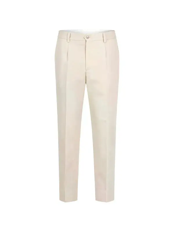 BRIGLIA 1949 Portofino Pleated Trousers - Neutrals