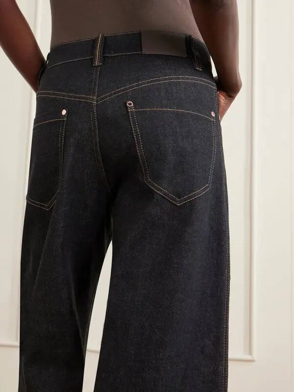 Brunello Cucinelli Mid-rise Straight-leg Jeans In Deep Denim - Blue