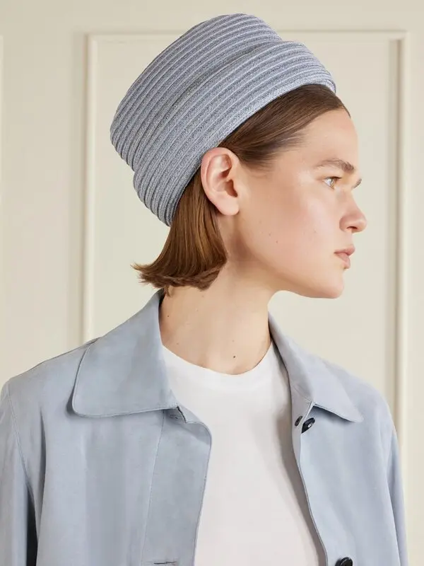 GIGI BURRIS MILLINERY Sharina Woven Straw Cap