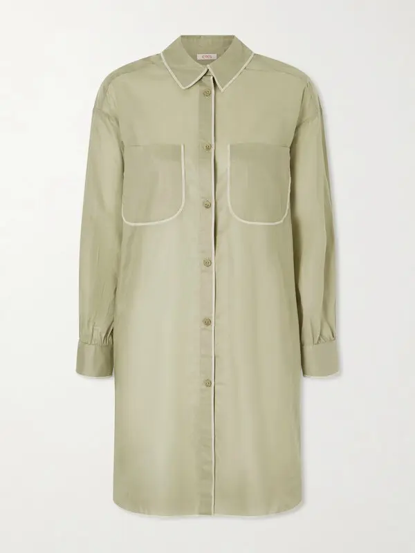 ERES Phare Cotton Shirt - Green