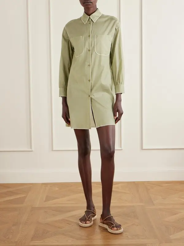 ERES Phare Cotton Shirt - Green