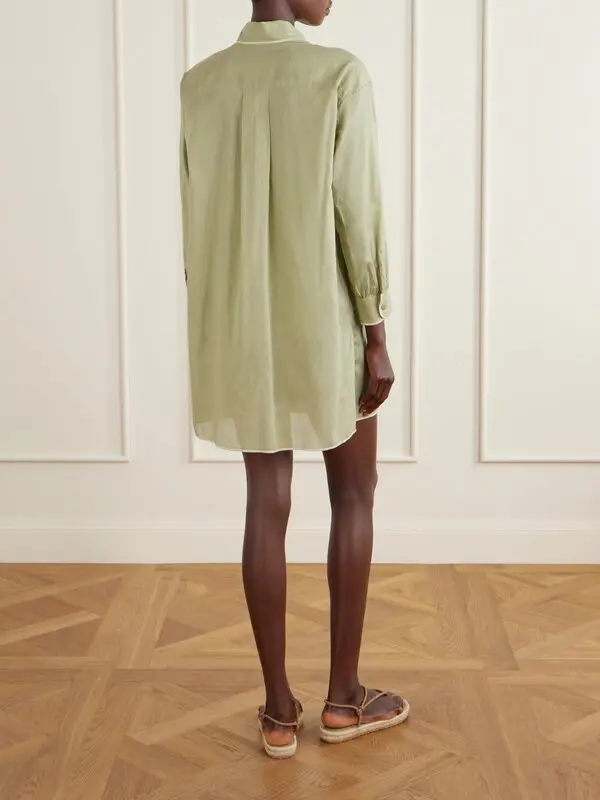 ERES Phare Cotton Shirt - Green
