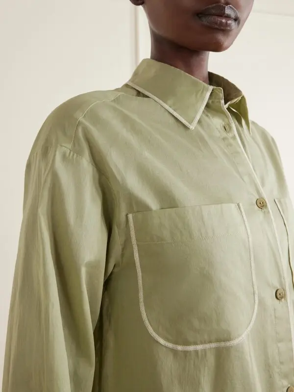 ERES Phare Cotton Shirt - Green