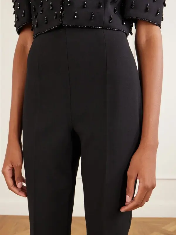 Carolina Herrera Camila Wool-blend Capri Pants