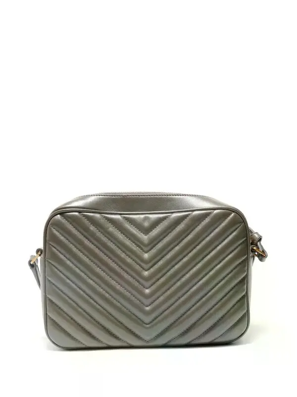 Saint Laurent Lou Shoulder Bag - Grey