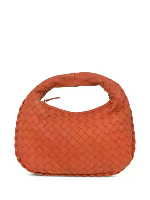 Bottega Veneta 2008 Intrecciato Shoulder Bag - Orange