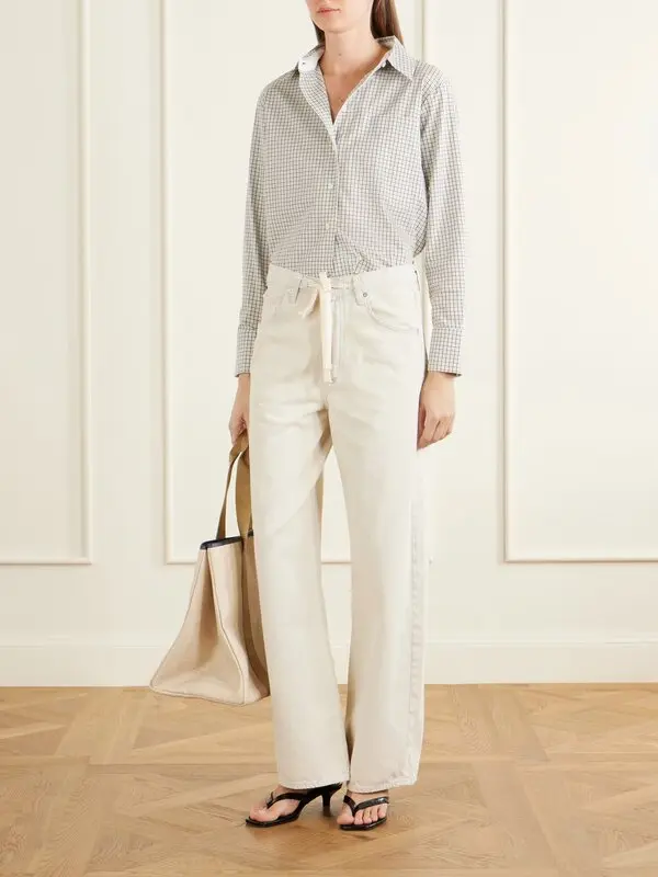 Citizens Of Humanity Brynn Mid-rise Wide-leg Jeans - Neutrals