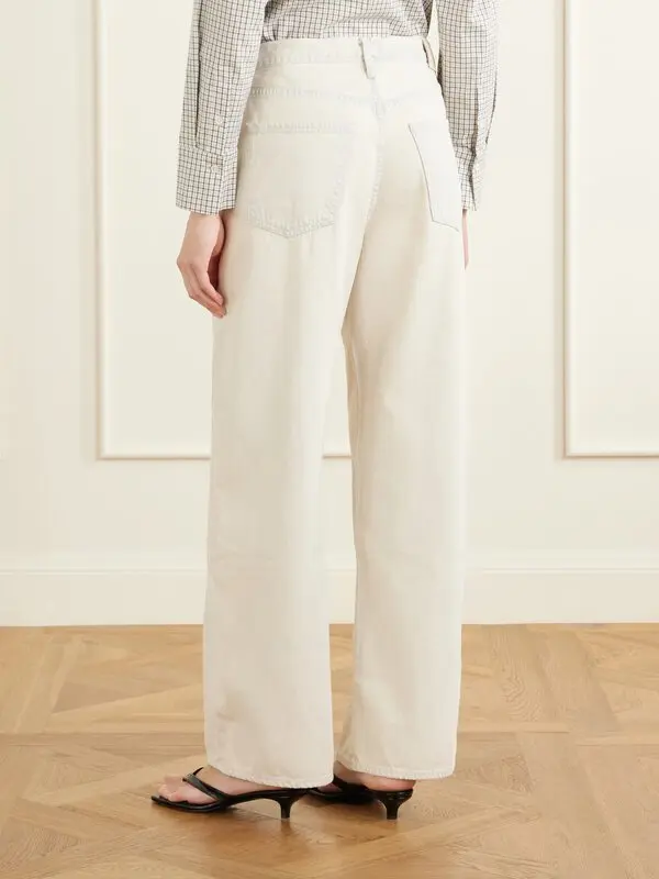 Citizens Of Humanity Brynn Mid-rise Wide-leg Jeans - Neutrals