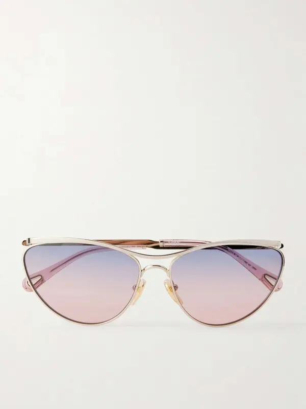Chloé Aviator Sunglasses - Gold