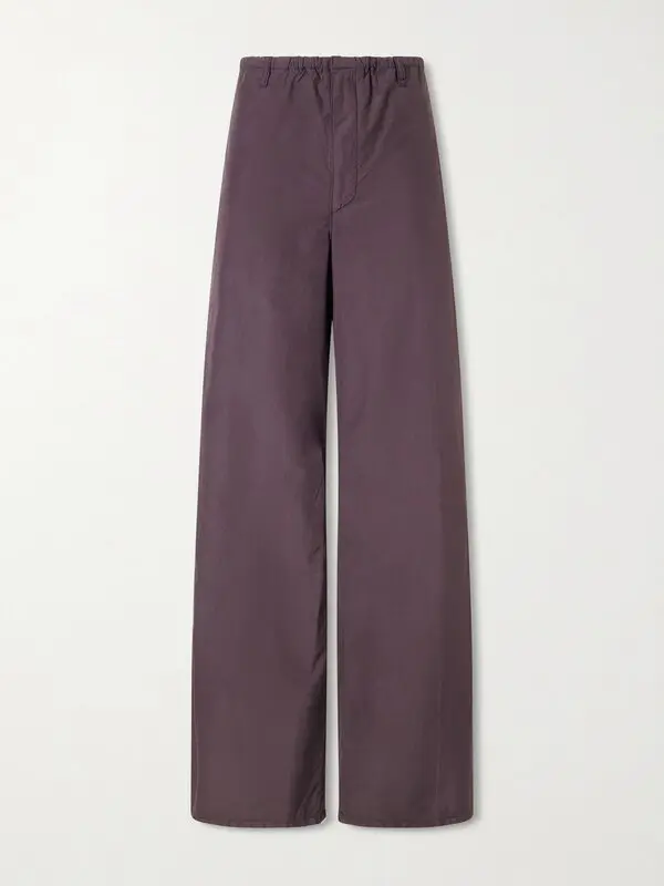Auralee Cotton Wide-leg Pants