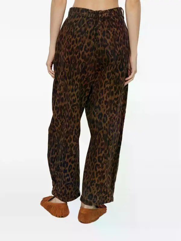 ALLSAINTS Becca Animal Print Trousers