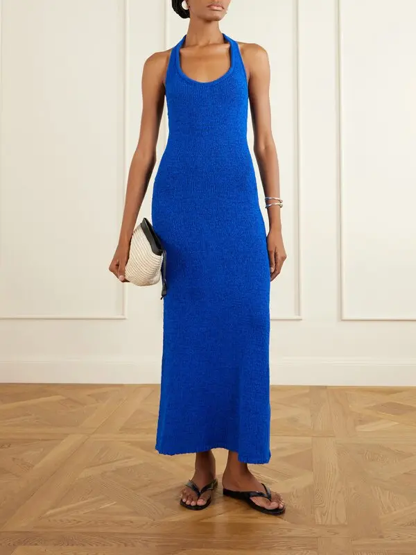 Faithfull The Brand Bianca Cotton-blend Maxi Dress