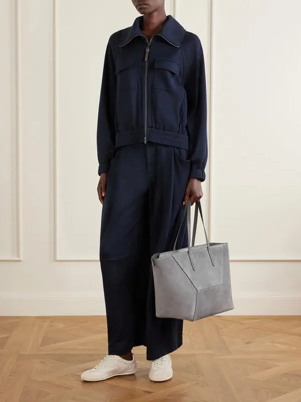 Brunello Cucinelli Maxi Suede Tote