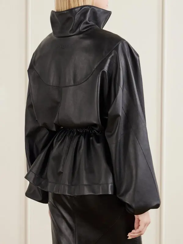 Givenchy Gathered Leather Jacket