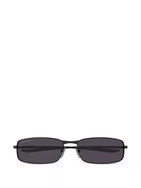 Balenciaga Rectangle Frame Sunglasses - Black