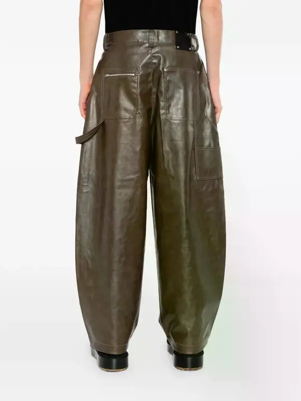 TEAM WANG DESIGN Moss Wide-leg Trousers