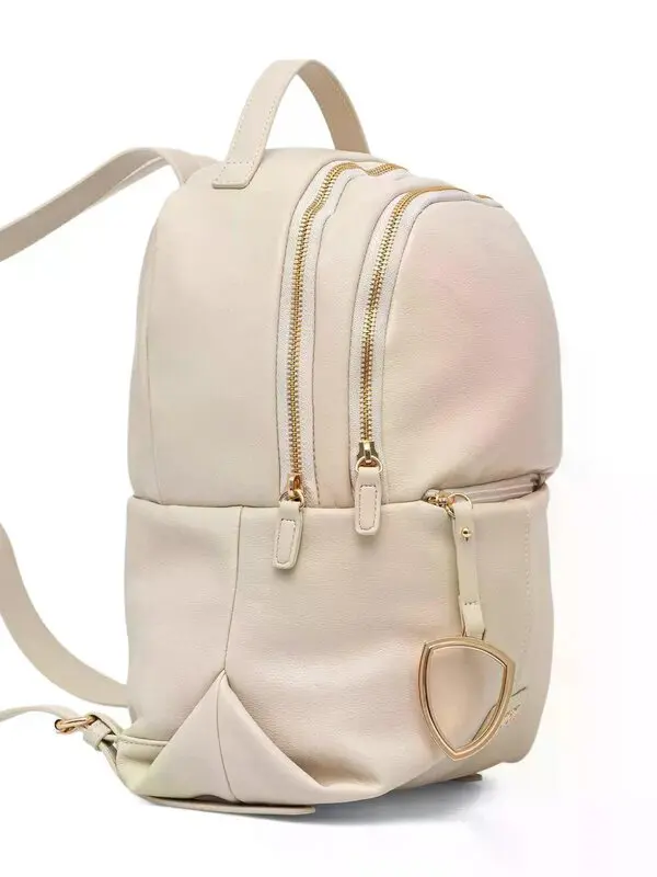 BLAUER. Logo Plaque Pebbled Backpack