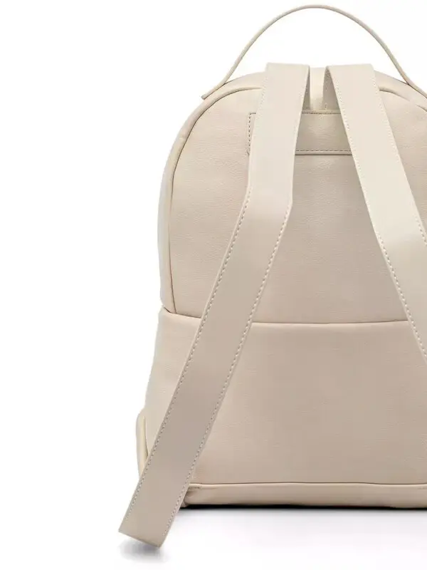 BLAUER. Logo Plaque Pebbled Backpack