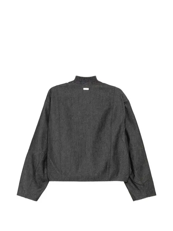 TEAM WANG DESIGN Ash Gray Panelled Reset Jacket