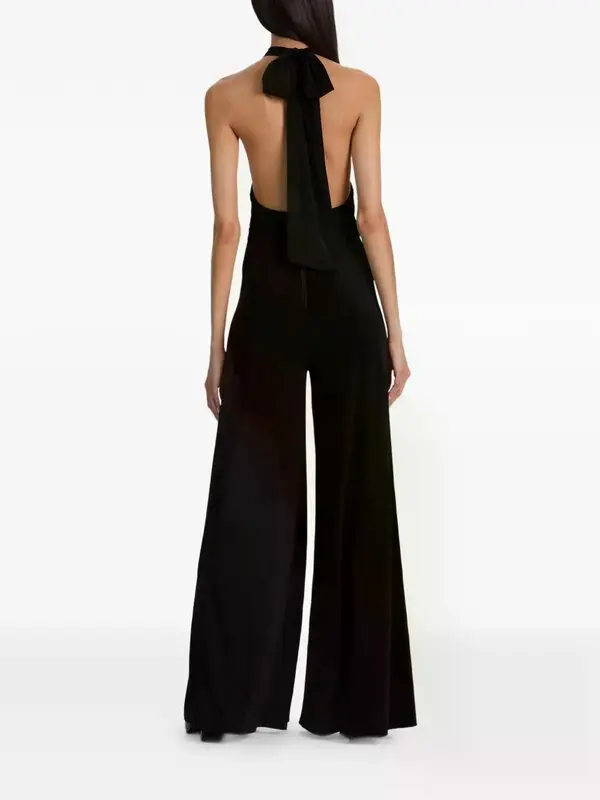 Alice + Olivia Evelina Halter Jumpsuit