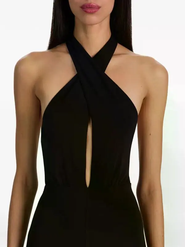Alice + Olivia Evelina Halter Jumpsuit