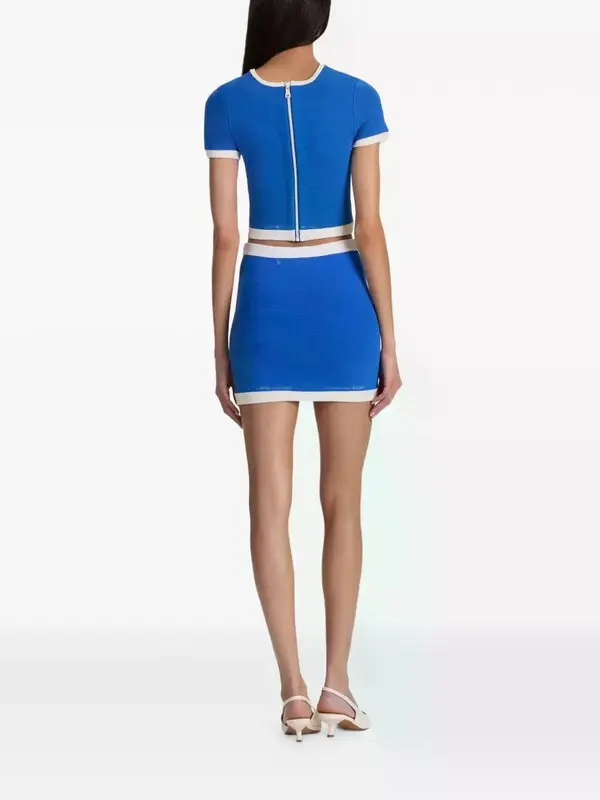 Alice + Olivia Ciara Cropped Sweater