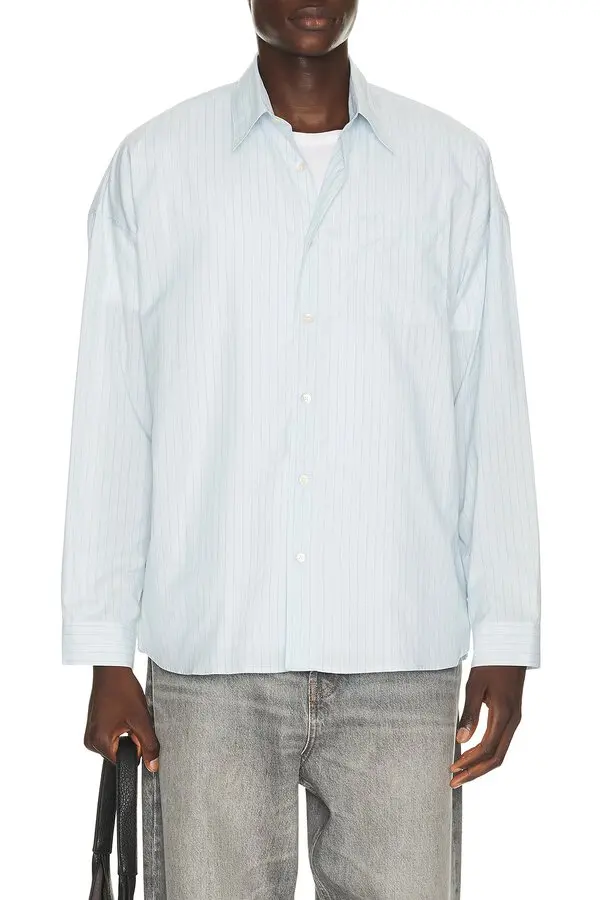 SUNFLOWER Stable Shirt In Baby Blue - Light Blue