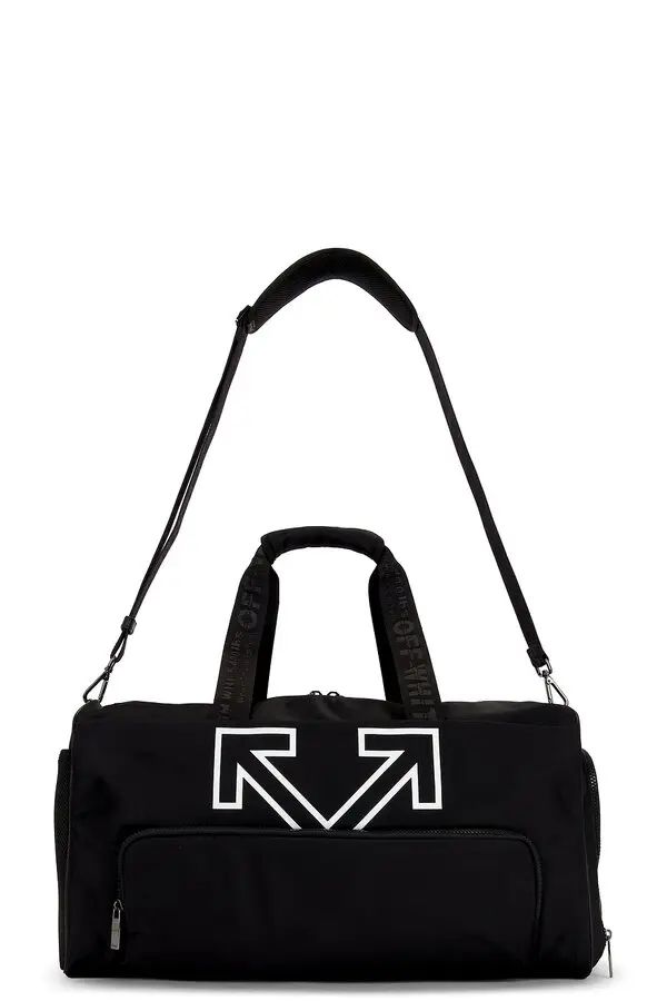 Off-White Heritage Gym Bag - Black & White