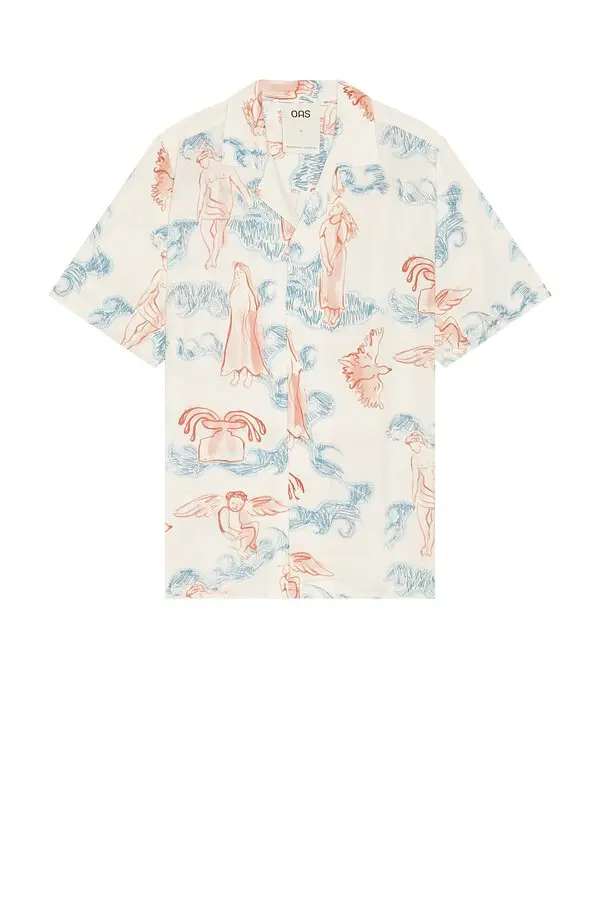 Oas Lorien Rocco Shirt In Cream - Ecru