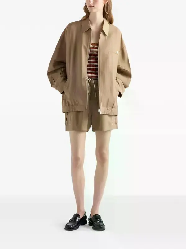 Prada Mohair Wool Blouson Jacket