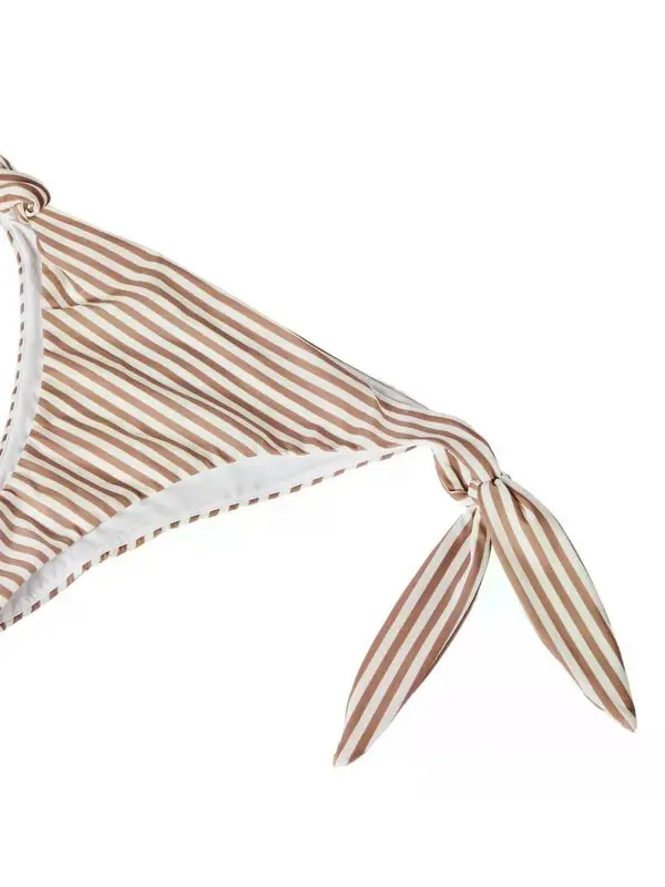 Brunello Cucinelli Striped Techno Jersey Bikini Bottoms