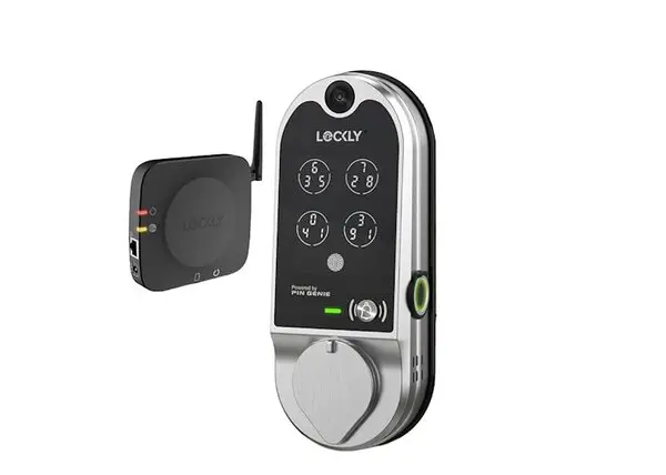 LOCKLY Vision Video Smart Lock Deadbolt Edition Video Doorbell Pgd798sn Satin Nickel - Multicolor