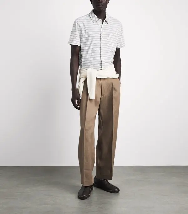 Paige Cotton Stripe Carillo Polo Shirt