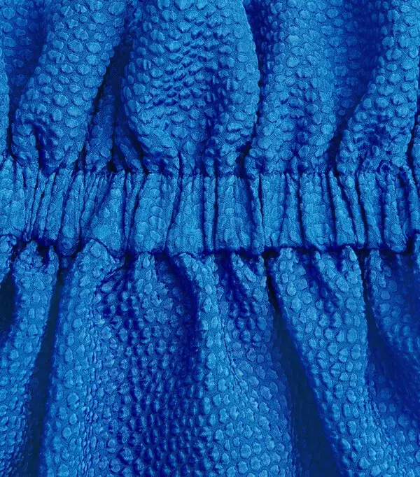 EDELINE LEE Jacquard Ruff Blouse