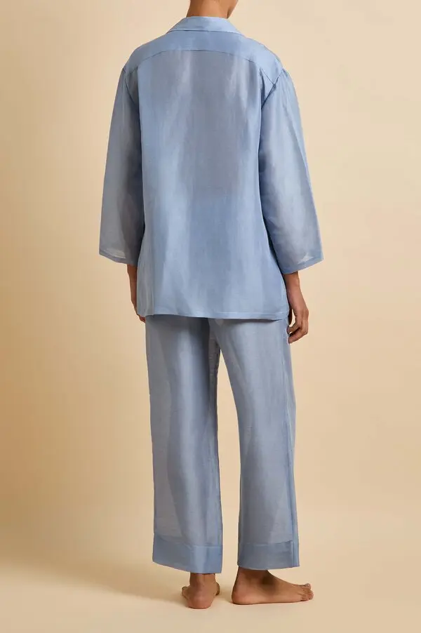 Olivia Von Halle Casablanca Fog Pajamas