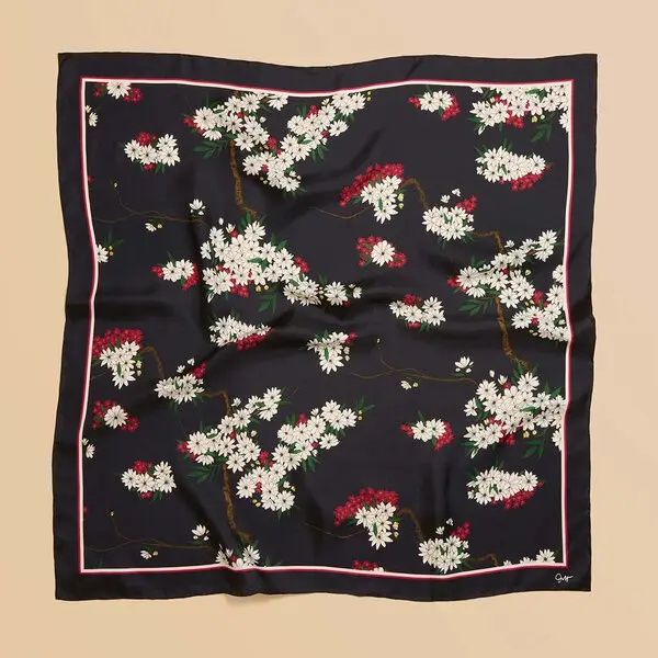 Olivia Von Halle Dunaway René Blossom Scarf