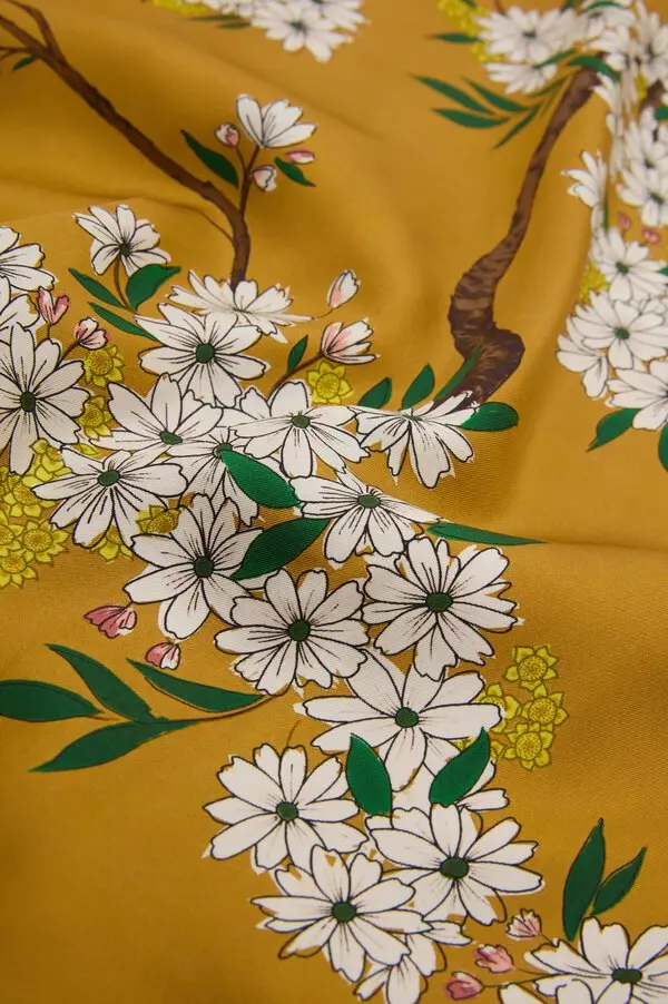 Olivia Von Halle Dunaway Carmena Blossom Scarf