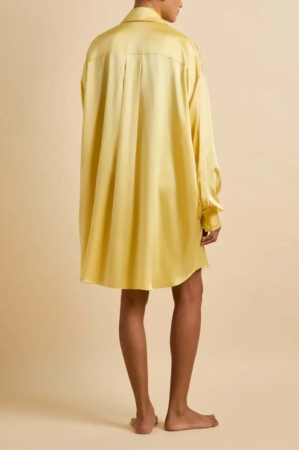 Olivia Von Halle Felipa Limón Nightshirt