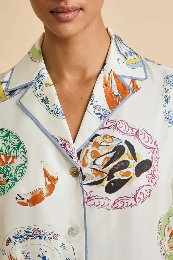 Olivia Von Halle Ingo Córdoba Seafood Pajamas