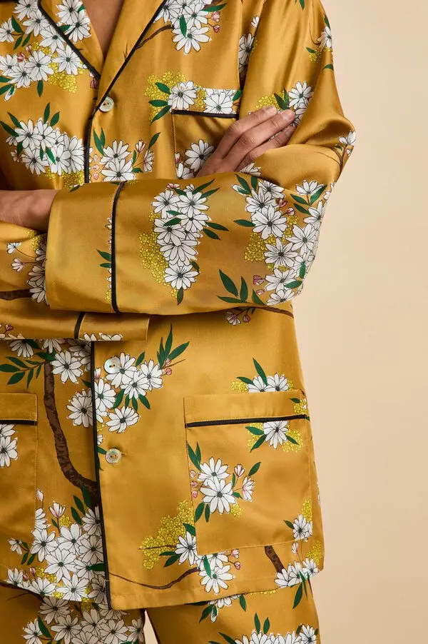 Olivia Von Halle Yves Carmena Blossom Pyjamas