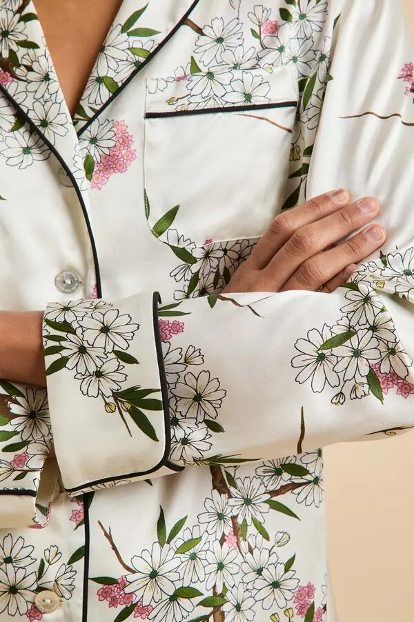 Olivia Von Halle Lila Ana Blossom Pajamas