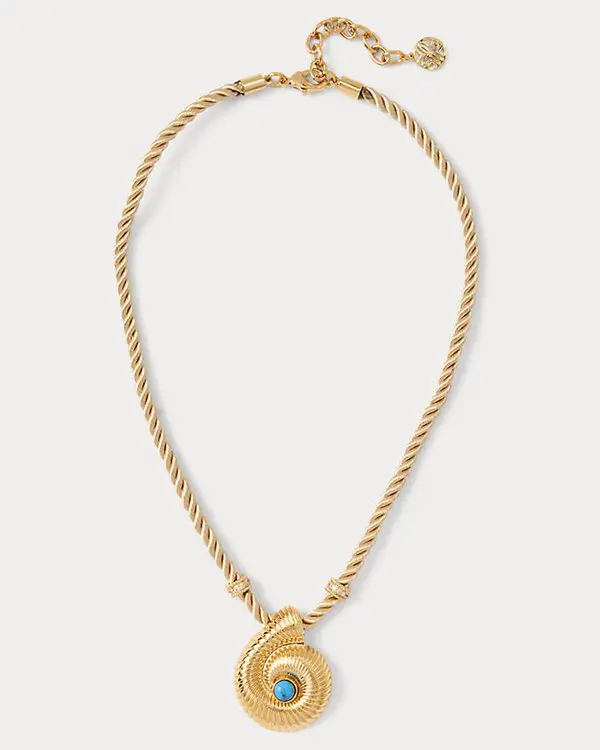 Lilly Pulitzer® Shell Pendant Necklace - Gold