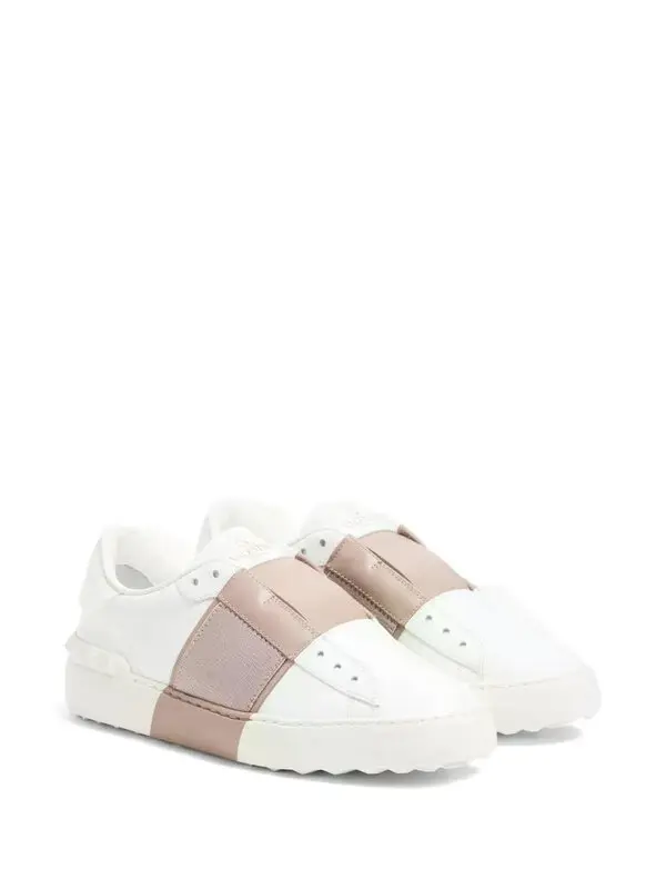 Valentino Garavani Open Tie-up Nappa Sneakers - White