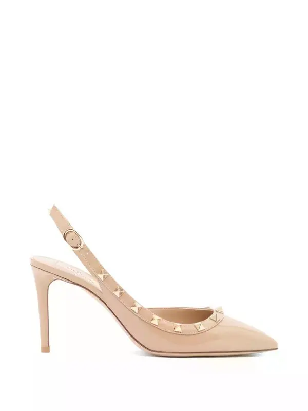Valentino Garavani Rockstud Slingback Pumps - Neutrals