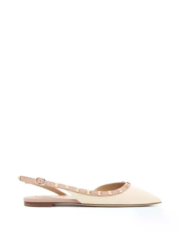 Valentino Garavani Rockstud Calfskin Slingback Pumps