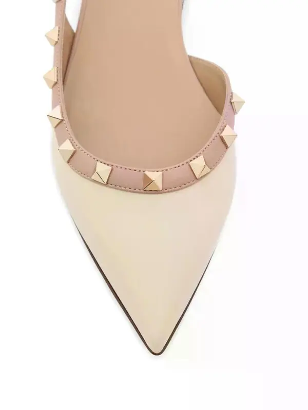 Valentino Garavani Rockstud Calfskin Slingback Pumps