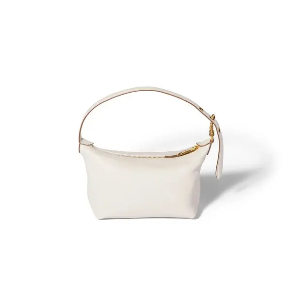 Miu Miu Spirit Nappa Leather Pouch - Chalk White