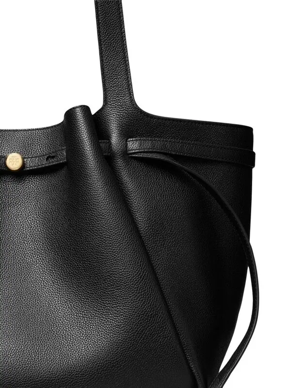 Tory Burch Romy Leather Tote Bag - Black