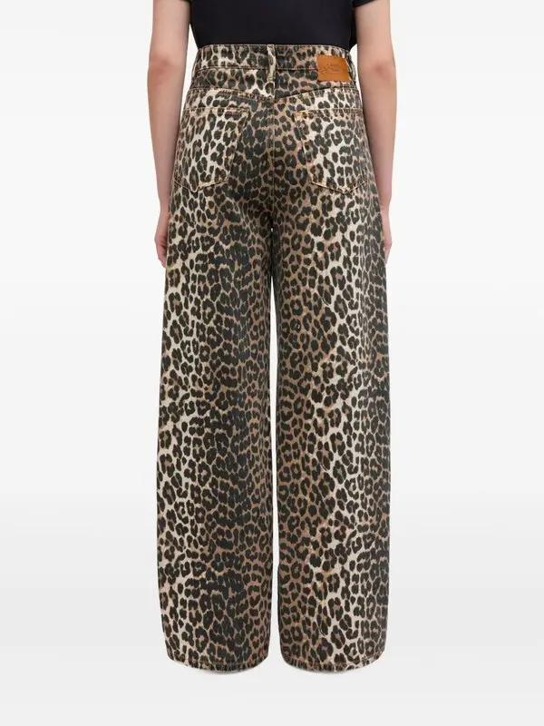 GANNI Organic Cotton Denim Jeans - Multi