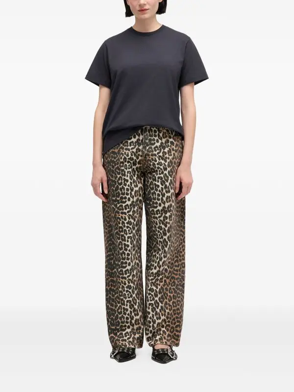 GANNI Organic Cotton Denim Jeans - Multi